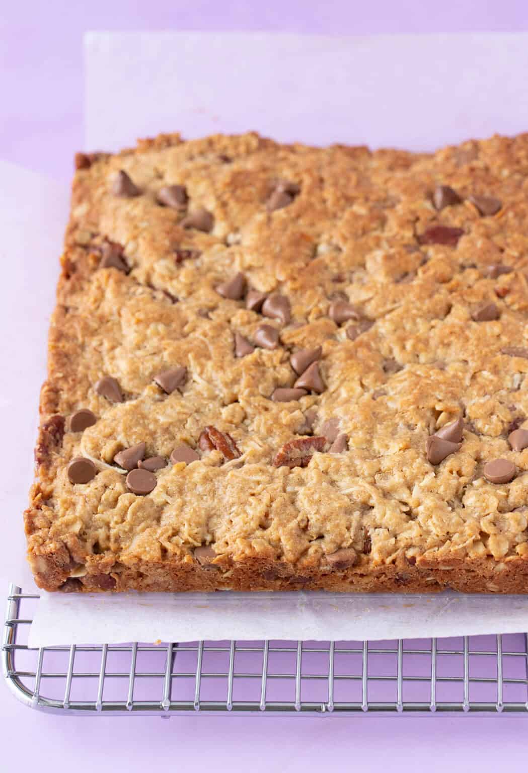 Easy Oat Slice (No Mixer) - Sweetest Menu