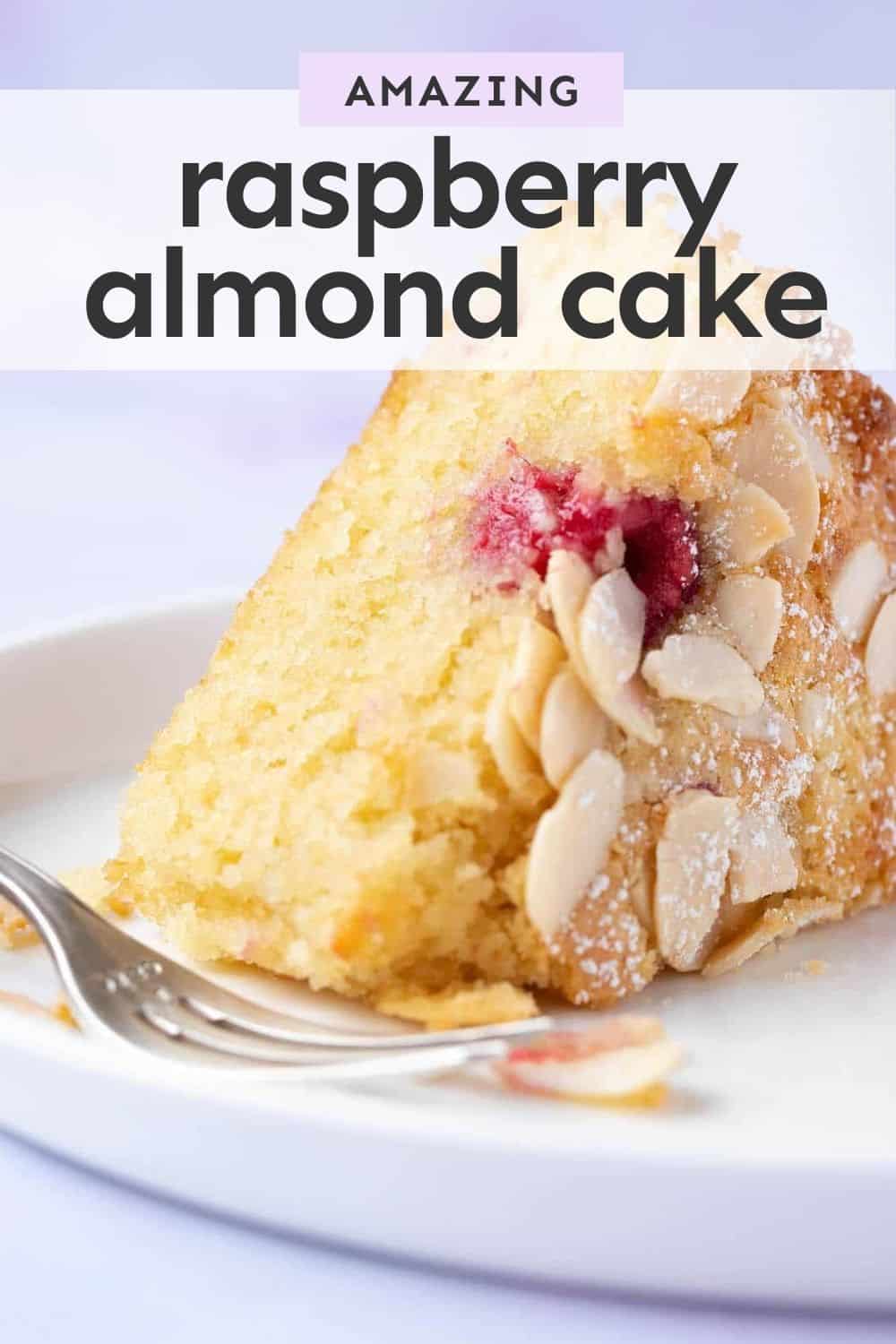 Amazing Raspberry Almond Cake | Sweetest Menu