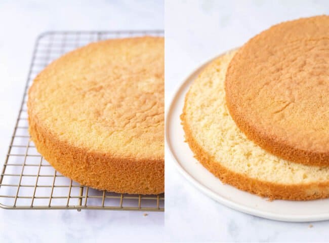 Easy Fluffy Sponge Cake (Genoise) - Sweetest Menu