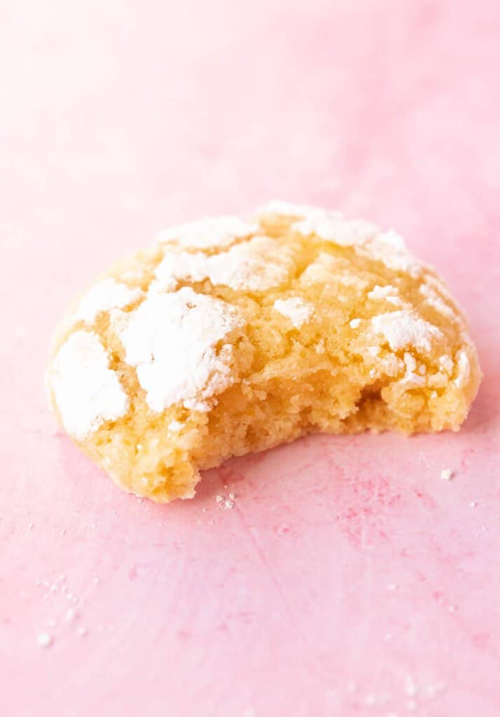 BEST EVER Lemon Crinkle Cookies - Sweetest Menu