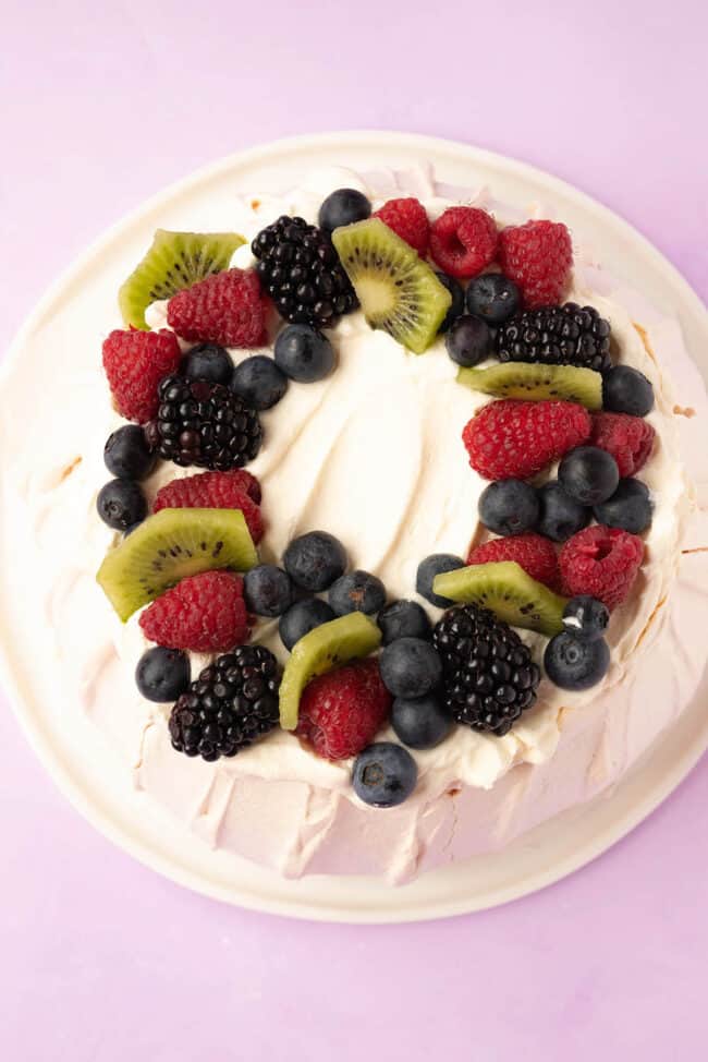 My Mother-In-Law's Famous Pavlova - Sweetest Menu