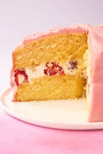 AMAZING Lemon Raspberry Cake - Sweetest Menu