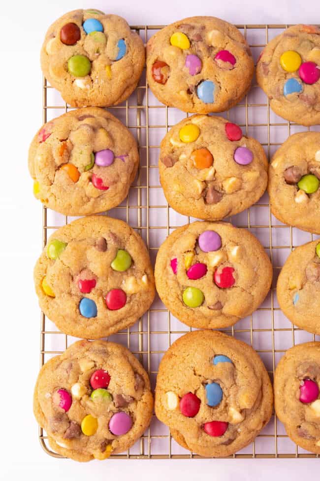 Easy Smartie Cookies Recipe - Sweetest Menu
