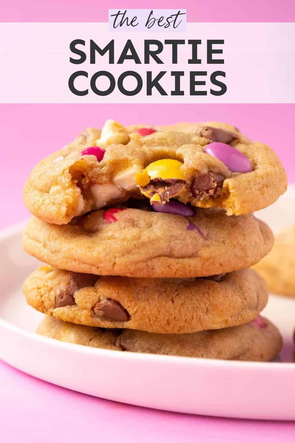 Easy Smartie Cookies Recipe - Sweetest Menu