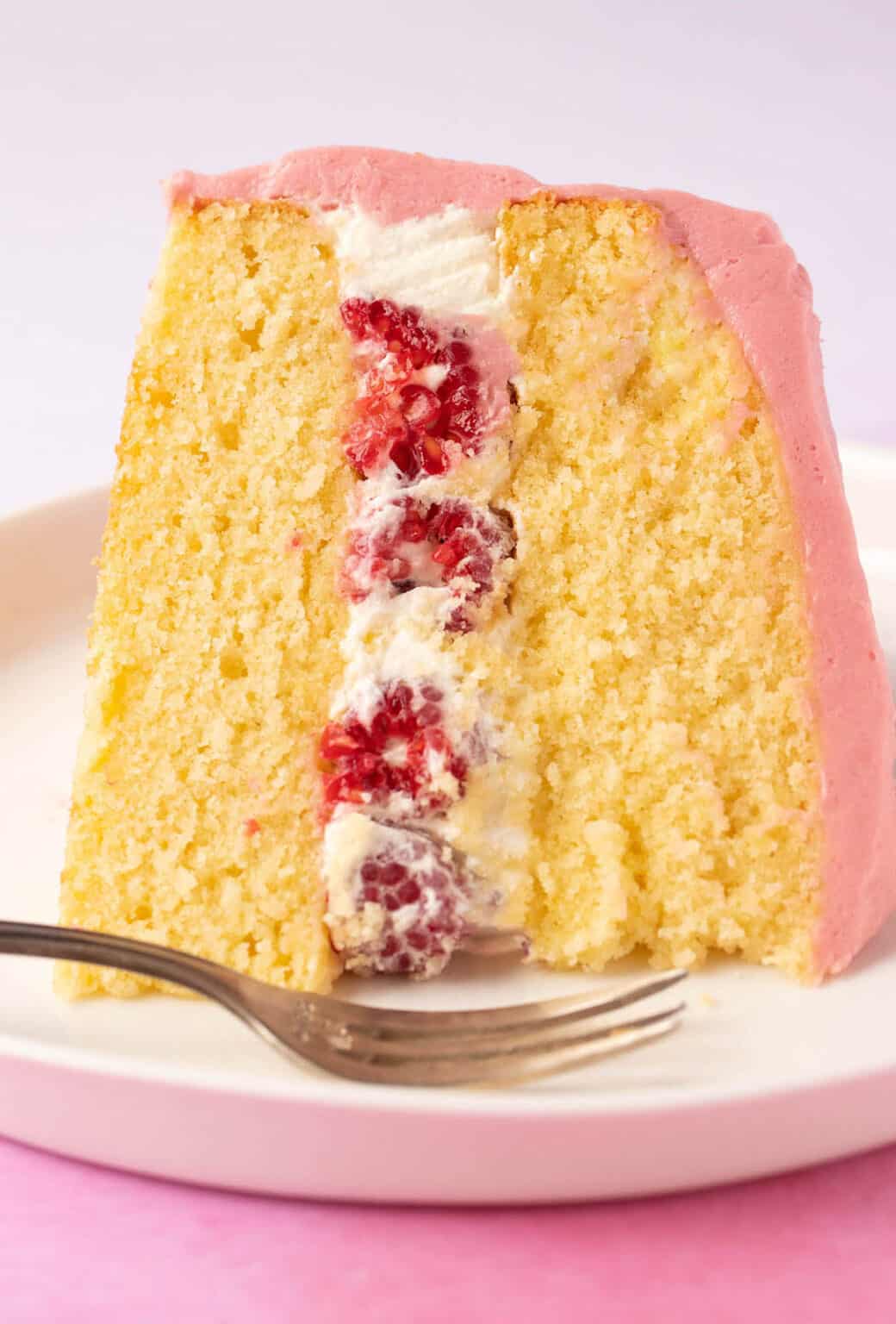 AMAZING Lemon Raspberry Cake - Sweetest Menu