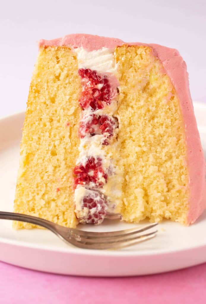AMAZING Lemon Raspberry Cake - Sweetest Menu