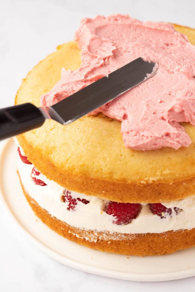 AMAZING Lemon Raspberry Cake - Sweetest Menu