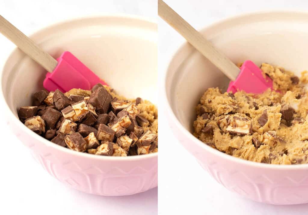 Amazing Snickers Cookies (Thin and Crispy) - Sweetest Menu