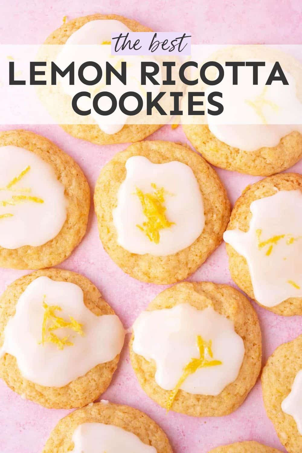 Easy Lemon Ricotta Cookies with Lemon Glaze Recipe