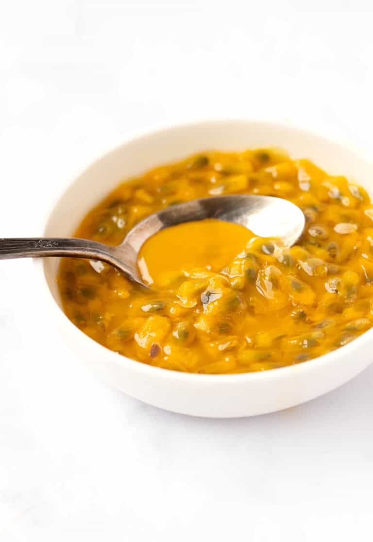 Easy Passionfruit Cake Recipe (Fresh Passionfruit)