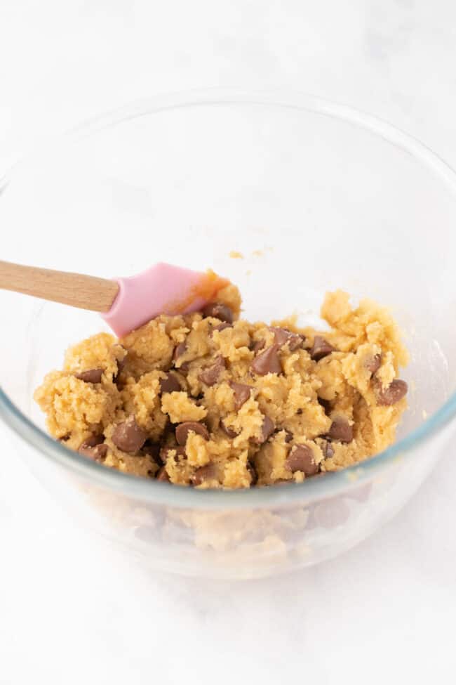 Single Serve Chocolate Chip Cookie Recipe (One Bowl)