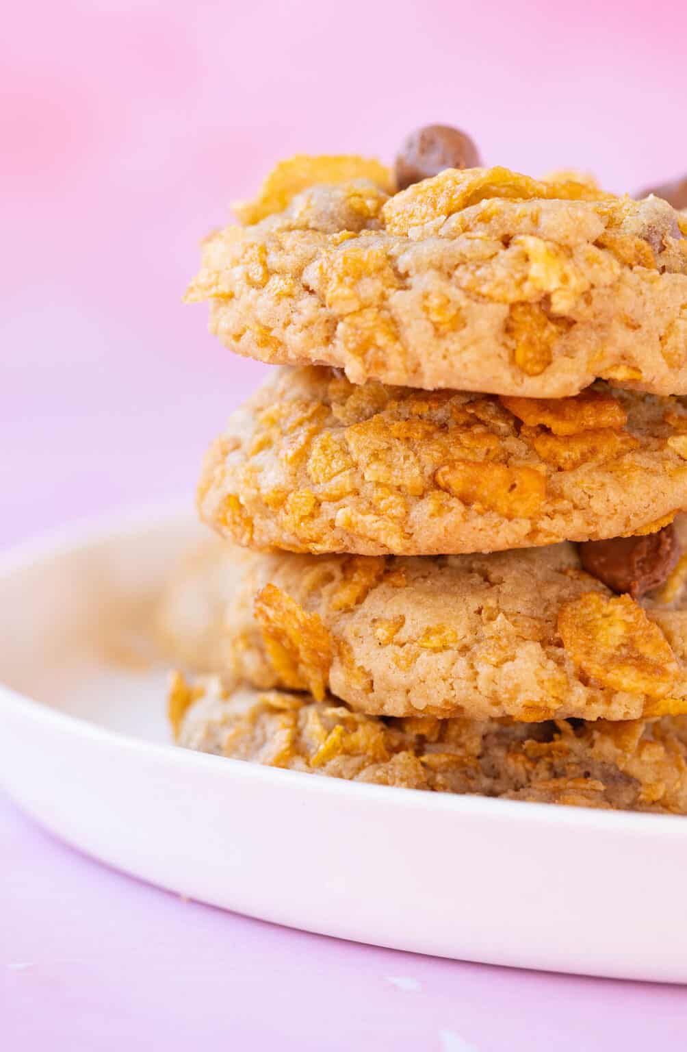 Easy Cornflake Cookies (Thick and Chewy) - Sweetest Menu
