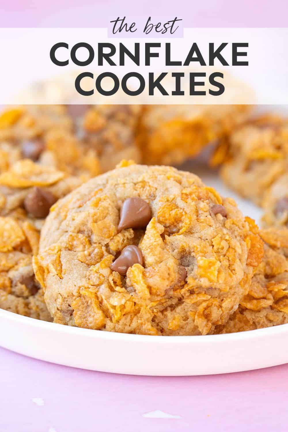 Easy Cornflake Cookies (Thick and Chewy) - Sweetest Menu
