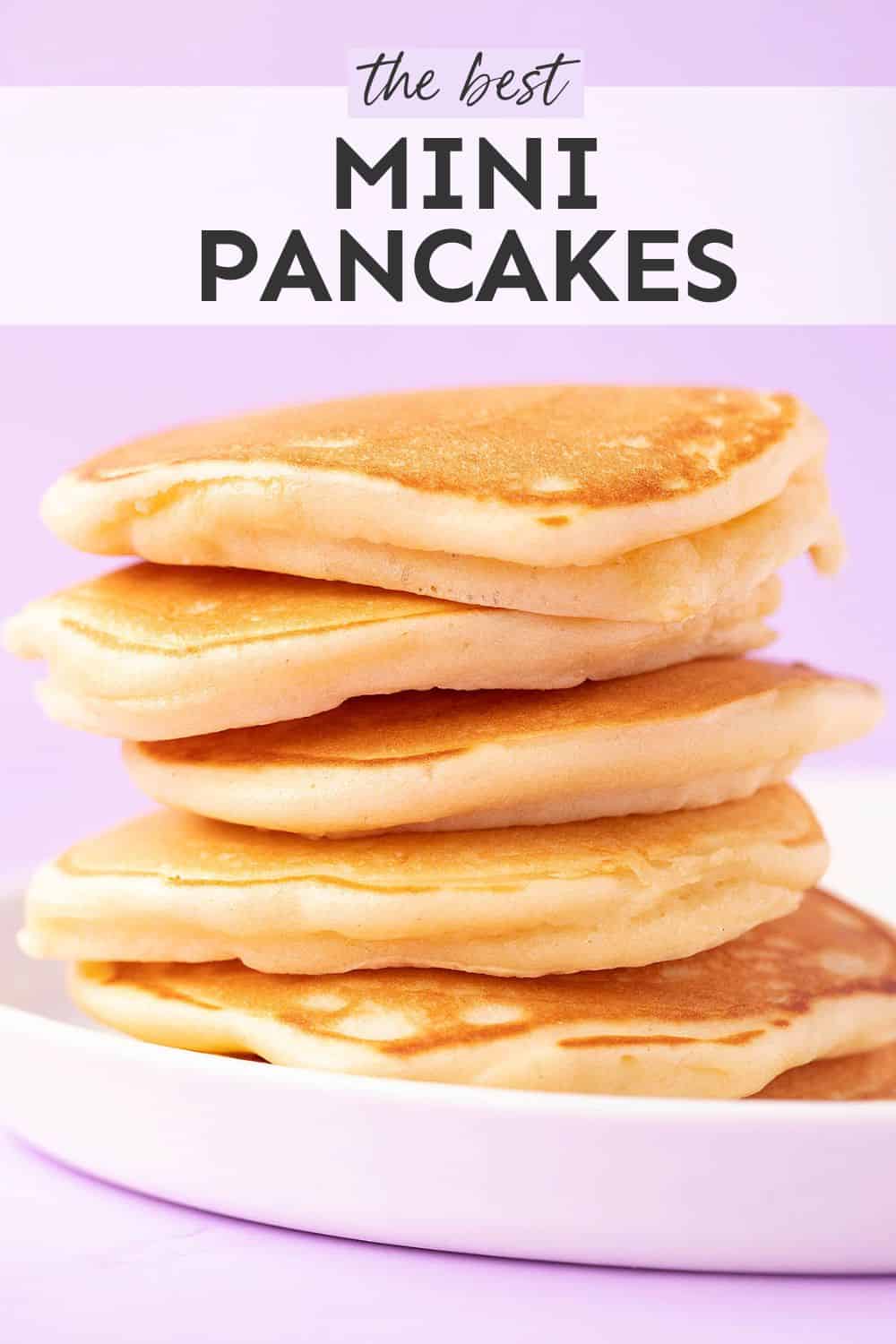 Easy Mini Pancake Recipe (Freezer Friendly, Sugar Free)