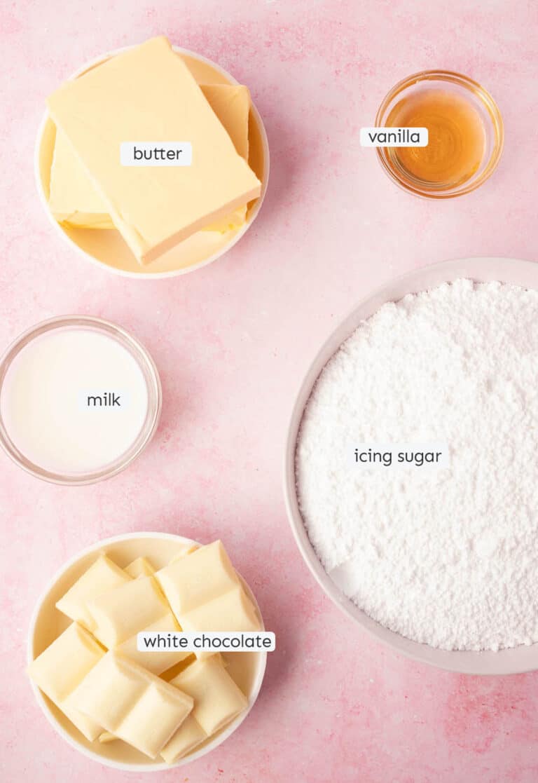 Easy White Chocolate Buttercream Frosting Recipe (So Fluffy)
