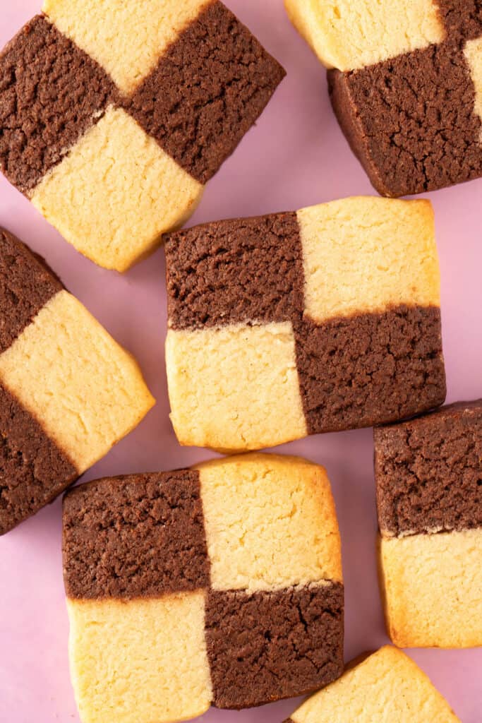 Checkerboard Cookies (Easy Recipe) - Sweetest Menu