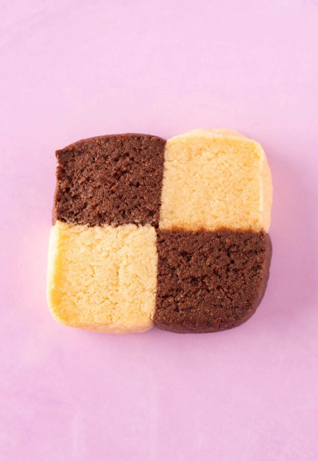 Checkerboard Cookies (Easy Recipe) - Sweetest Menu