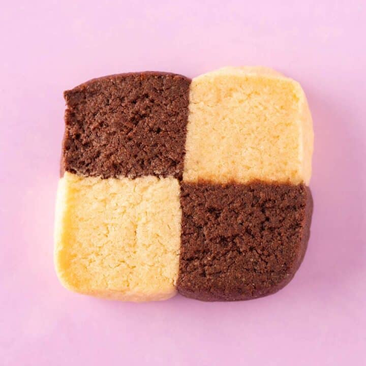 Checkerboard Cookies (Easy Recipe) - Sweetest Menu