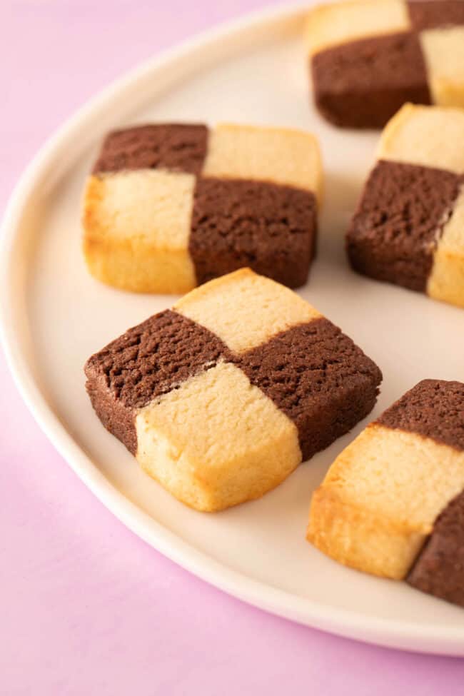 Checkerboard Cookies (Easy Recipe) - Sweetest Menu