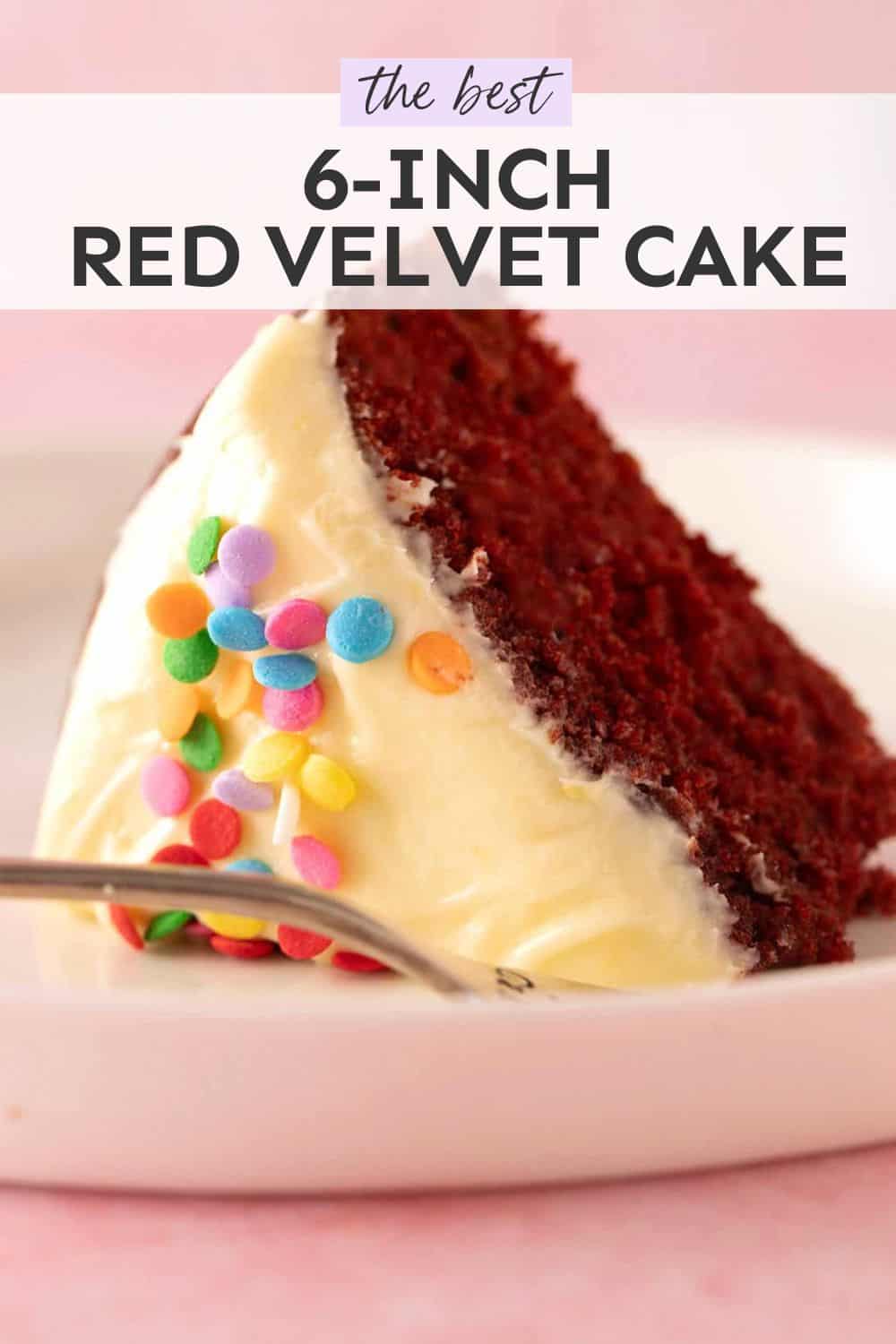 BEST Small Red Velvet Cake (6-inch) - Sweetest Menu