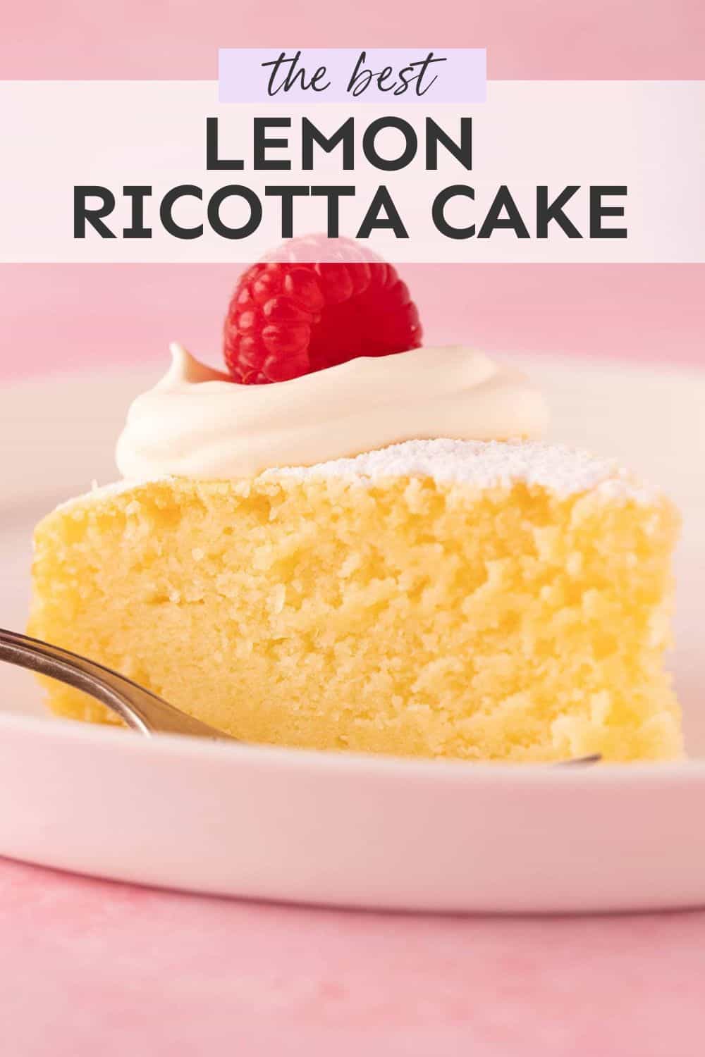 Lemon Ricotta Cake (Moist And Sweet) - Sweetest Menu
