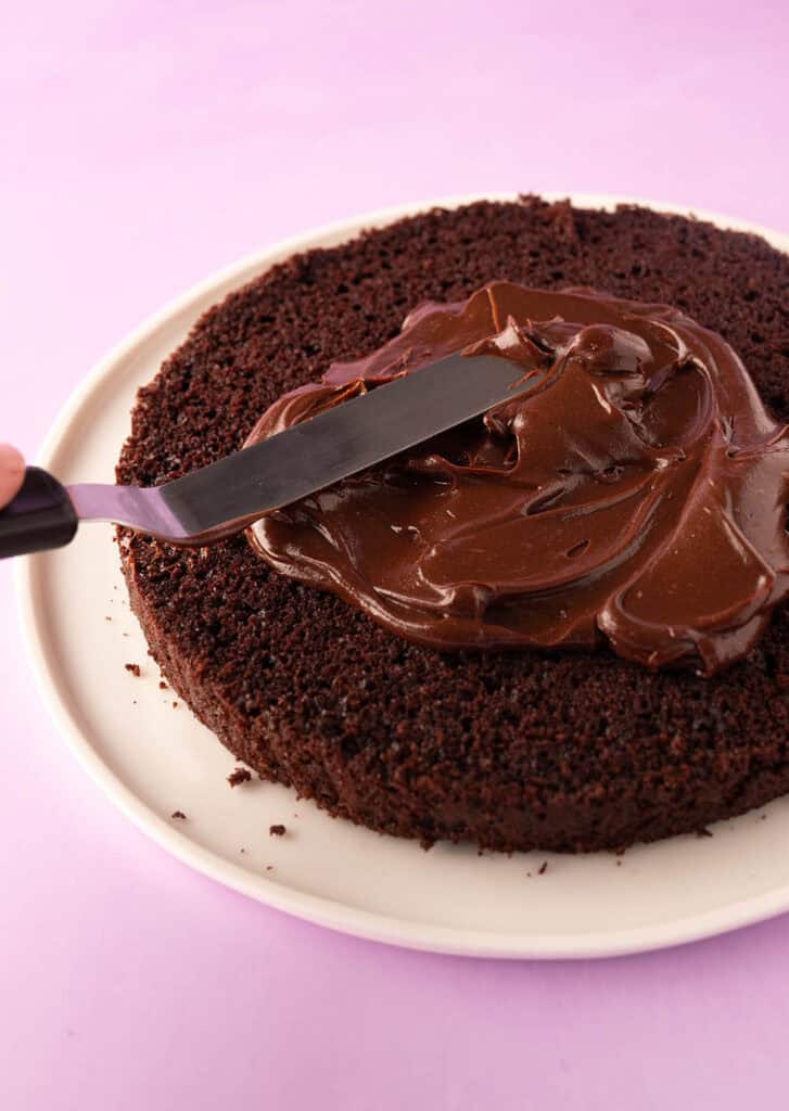 Easy Chocolate Ganache Frosting (TWO ingredients) - Sweetest Menu