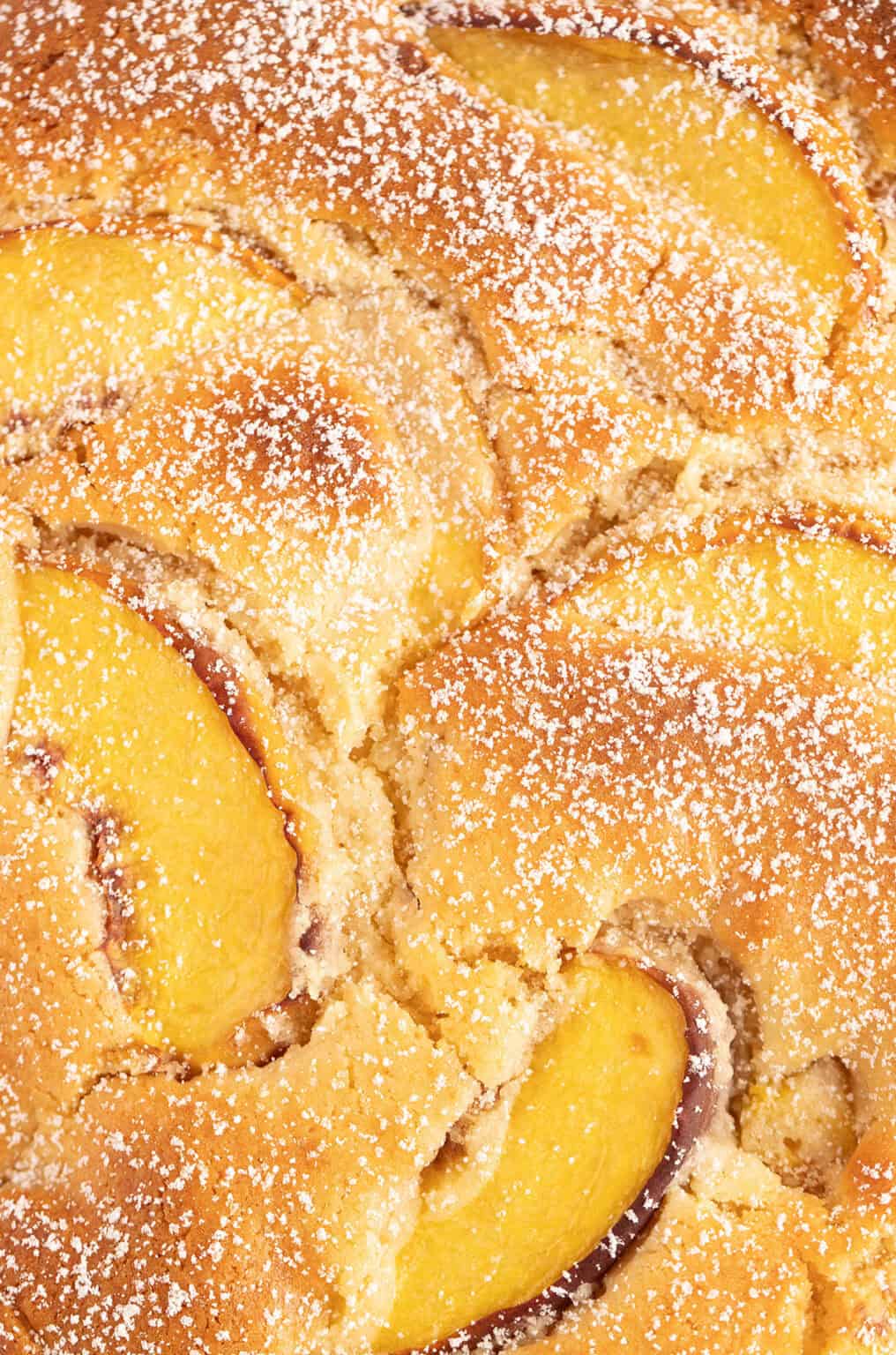 BEST Fresh Peach Cake - Sweetest Menu